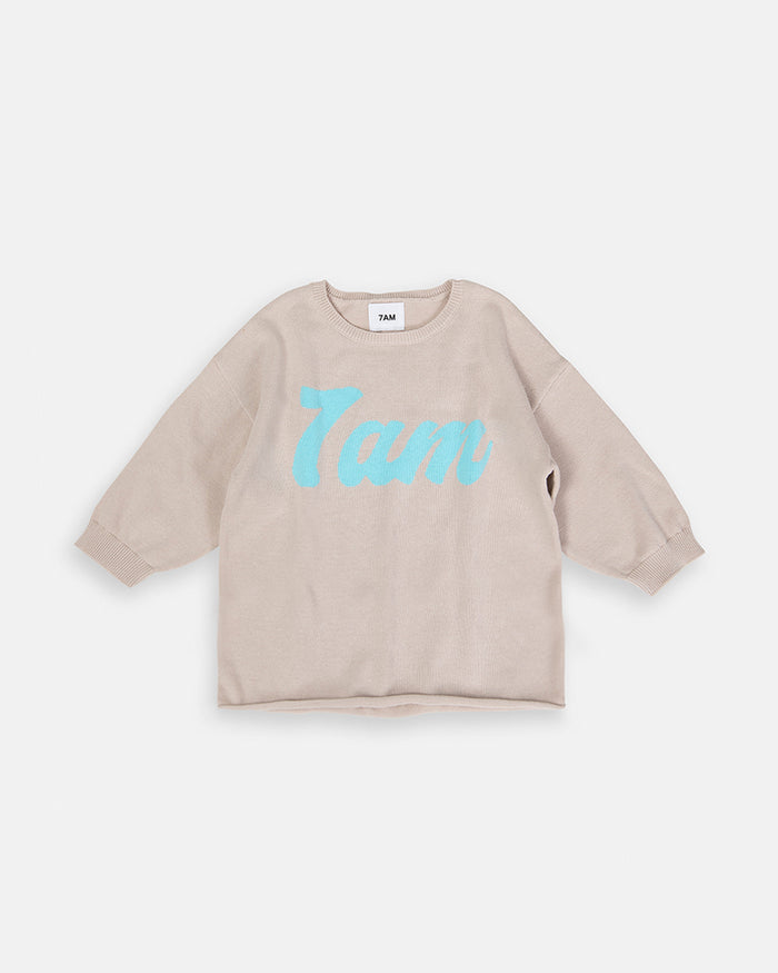 7AM Boxy Long Sleeve Top