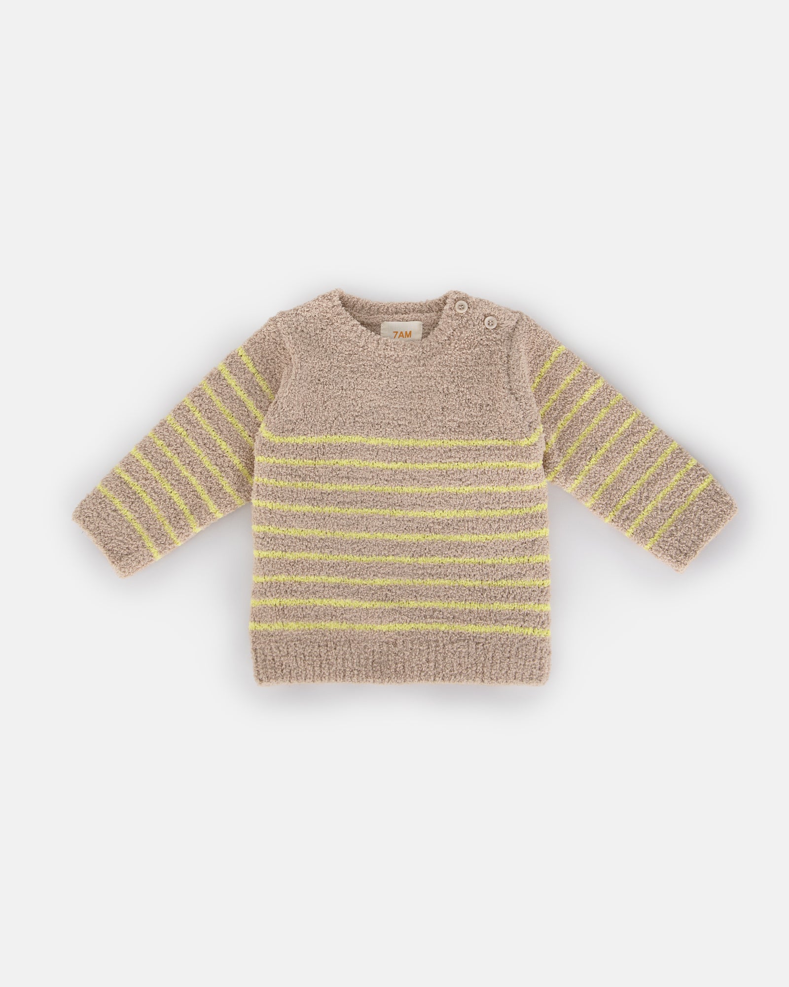 Long Sleeve Top Striped - Fuzzy